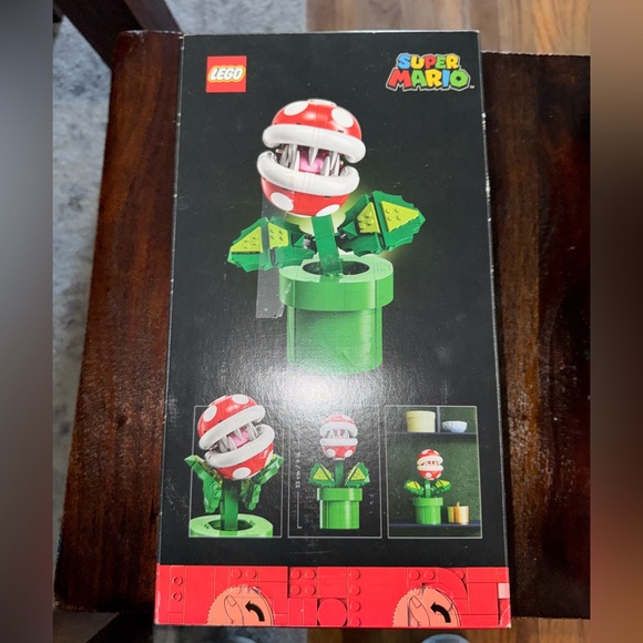 Lego | Toys | Lego Super Mario Piranha Plant In Red And Green | Poshmark